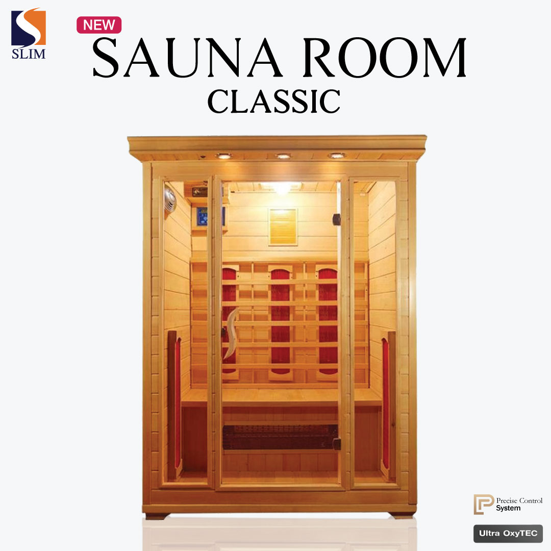 ตู้อบซาวน่าไม้ รุ่น Classic ขนาด 3 ที่นั่ง - Slim Sauna Thailand